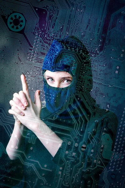 Hacker girl Stock Photos, Royalty Free Hacker girl Images | Depositphotos