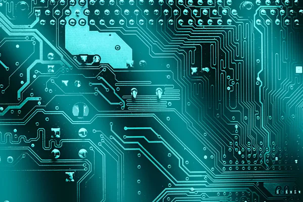 Circuit board. Electronic computer hardware technology. Motherboard digital chip. Tech science ...