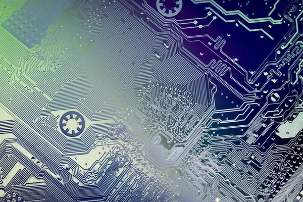 Circuit board. Electronic computer hardware technology. Motherboard ...