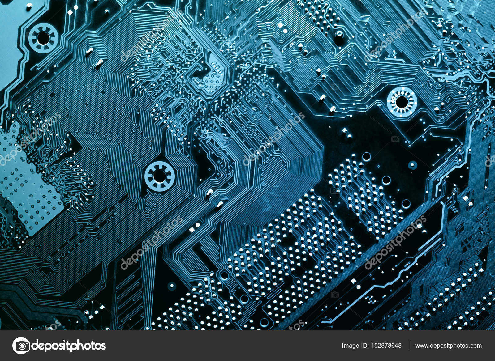 Motherboard digital chip. Circuit board. Electronic computer hardware ...