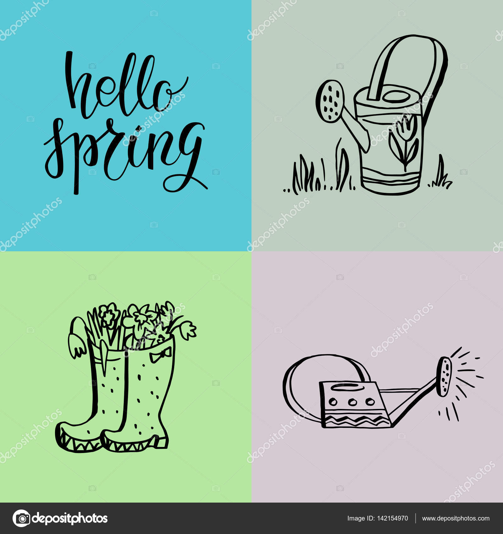 Card with lettering — Stock Vector © paprika_ #142154970