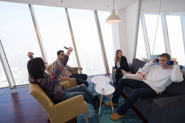 startup business people group working everyday job at modern office ...