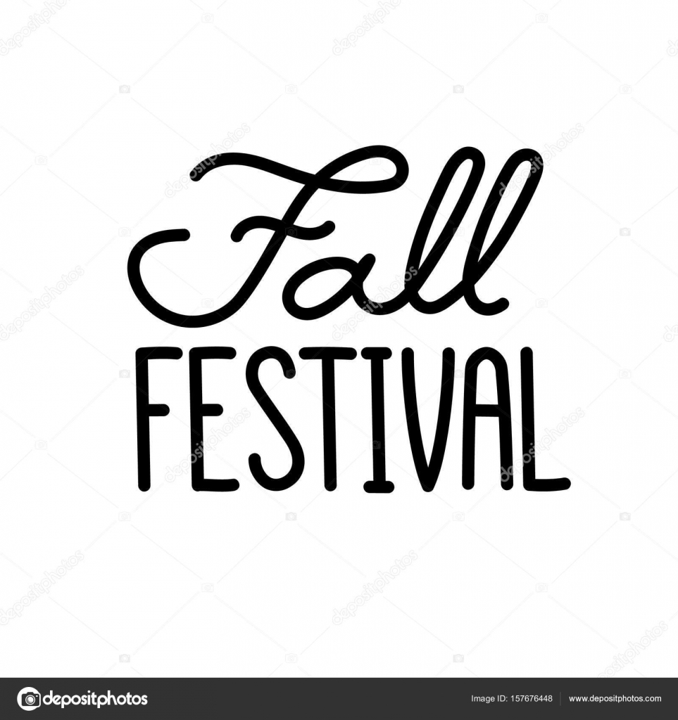 Inscription "Fall Festival", vector Image. Stock Vector by ©Viaire ...