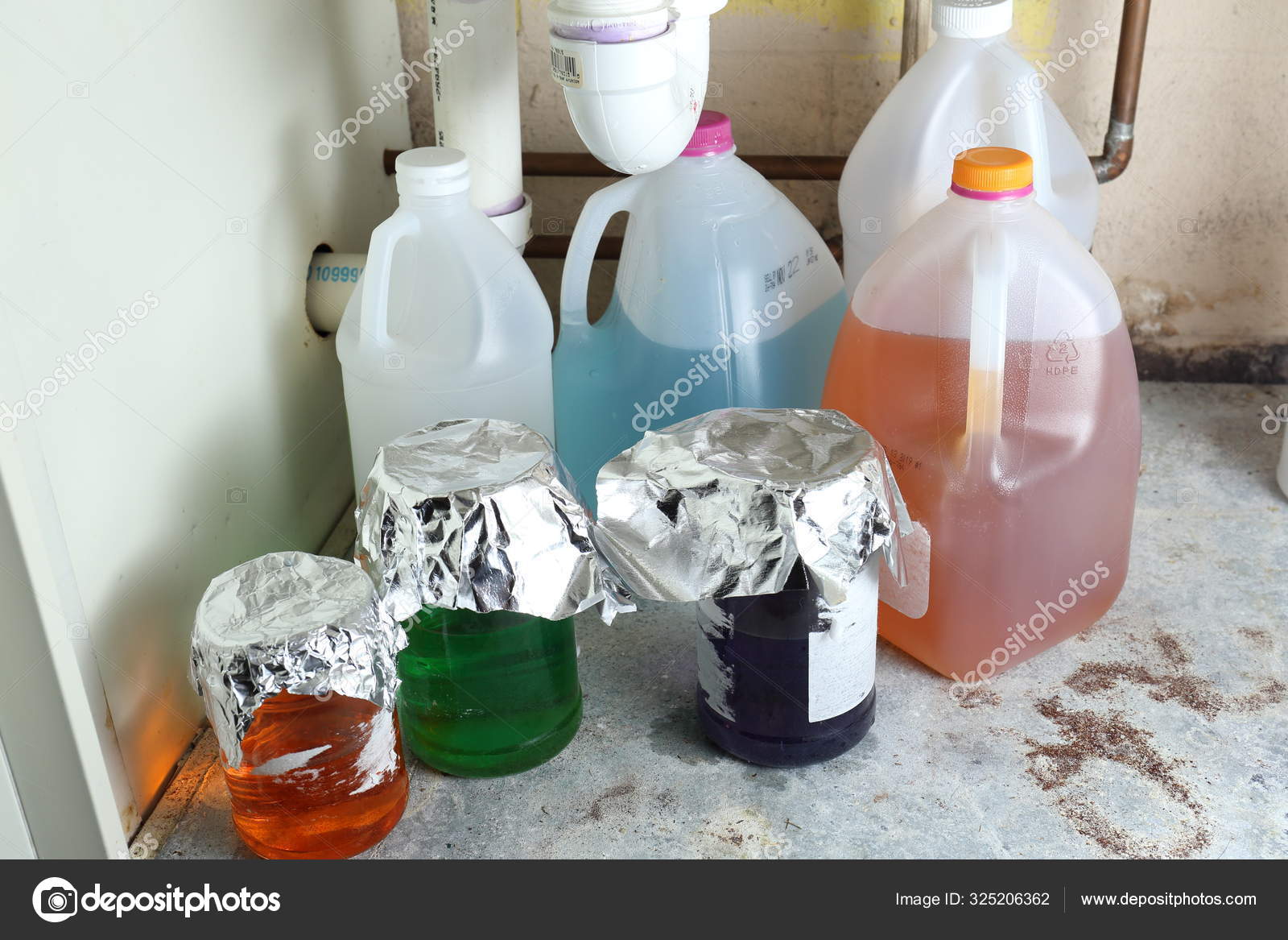 Improper Chemical Storage Stock Photo by ©joe_piquet@yahoo.com 325206362