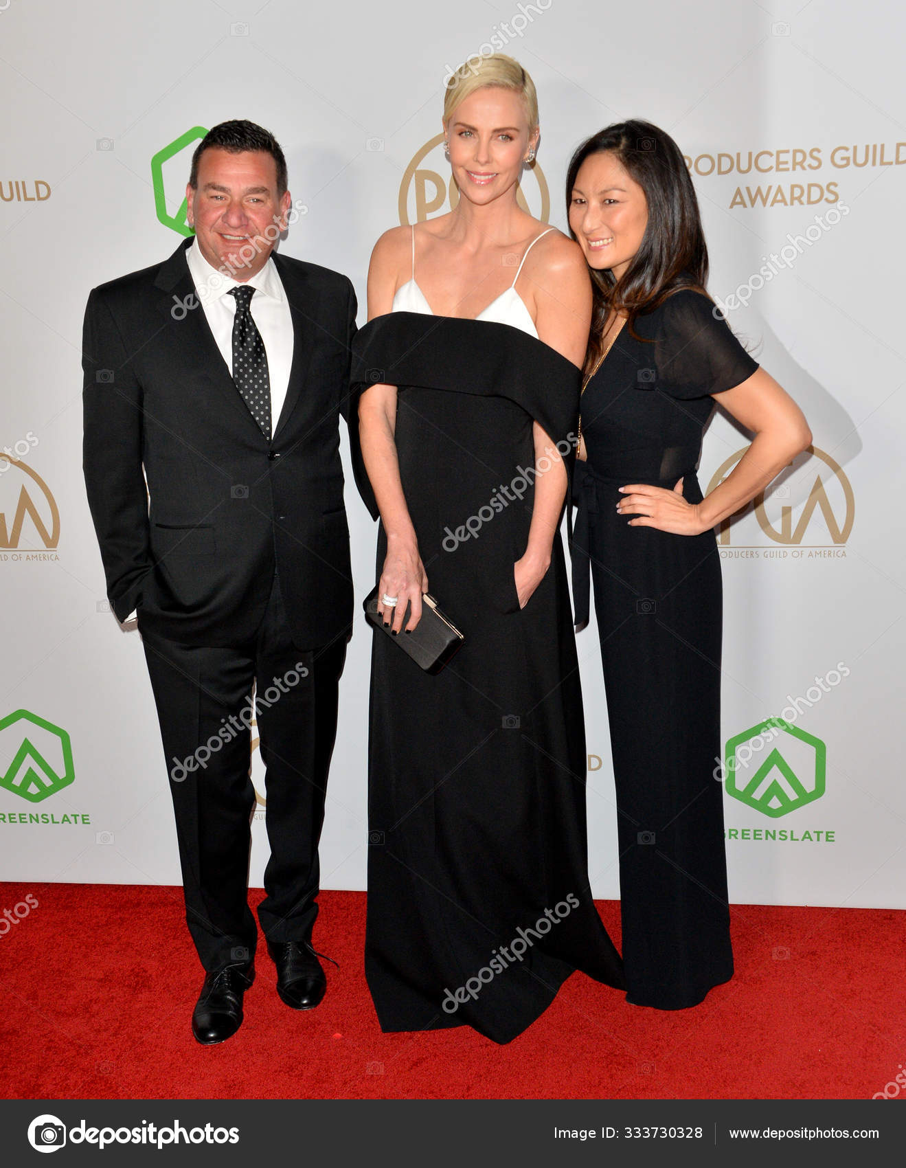 A.J. Dix, Charlize Theron & Beth Kono – Stock Editorial Photo ...