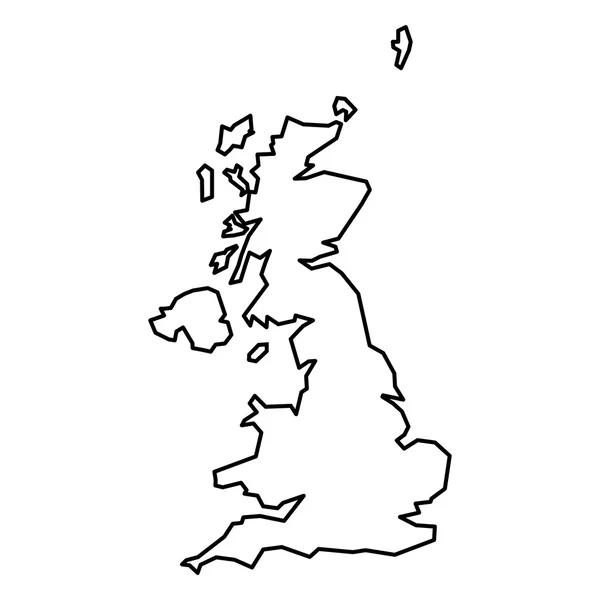 United Kingdom, aka UK, of Great Britain and Northern Ireland map ...
