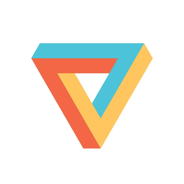 Triangle Collaboration Cycle Vector Symbol Graphic Logo Design — Stock ...