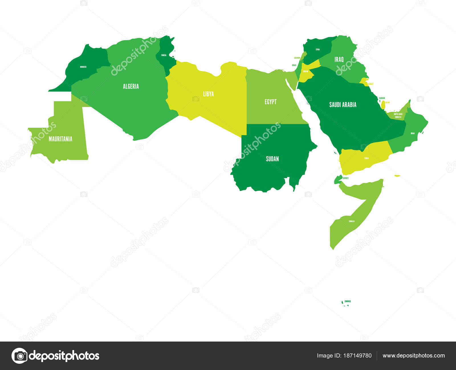 Mapa Da Lingua Arabe