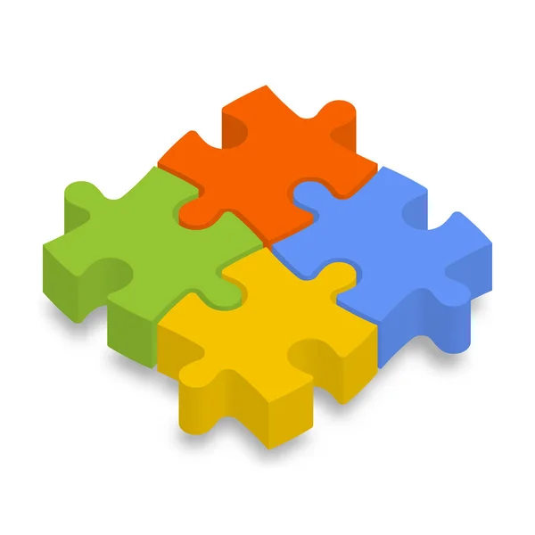 3d Puzzle Piece Vector
