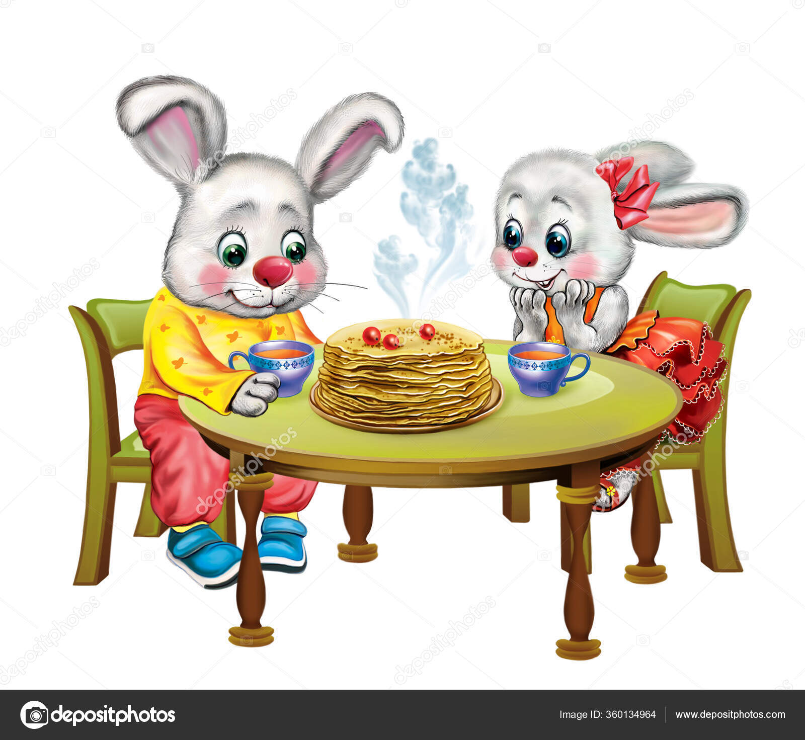 Grappig Dierlijk Tekenfilm