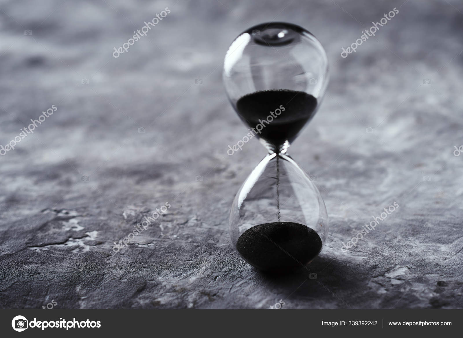 Running Out Of Time Hourglass
