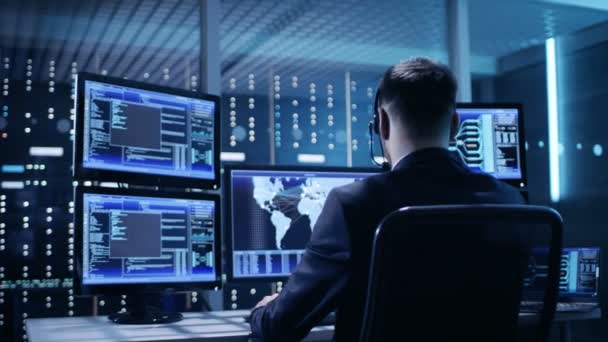 System Security Specialist Working at System Control Center. Roo ...