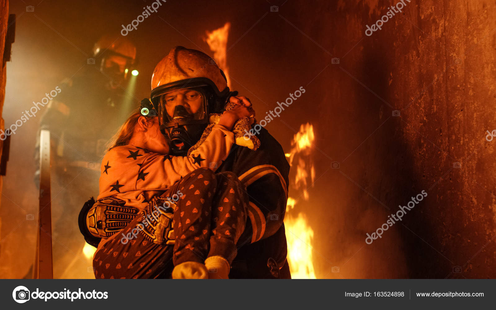 Firefighter Saving Someone