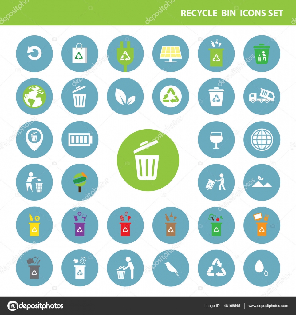 Trash categories recycle for garbage bins Stock Vector Image by ...