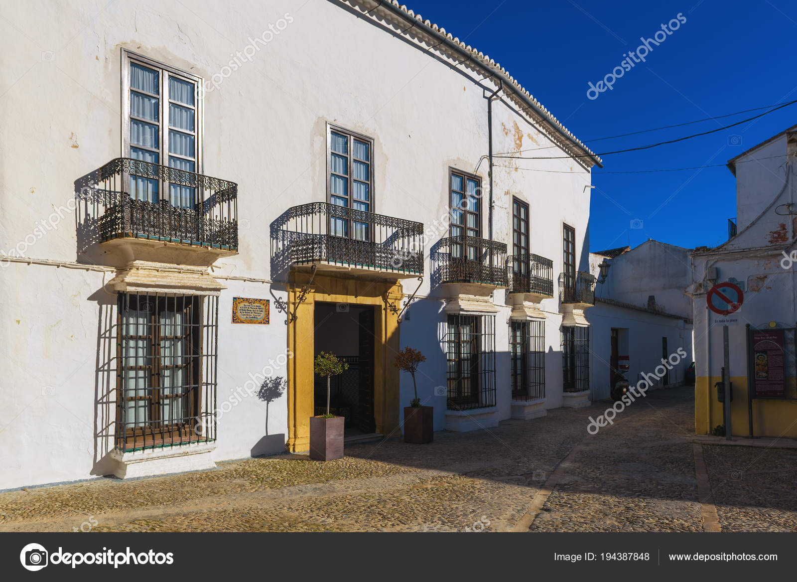 Ronda Spain December 2017 Traditional Spanish Narrow Street Souvenir ...