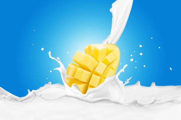 Mango milk splash Stock Photos, Royalty Free Mango milk splash Images ...