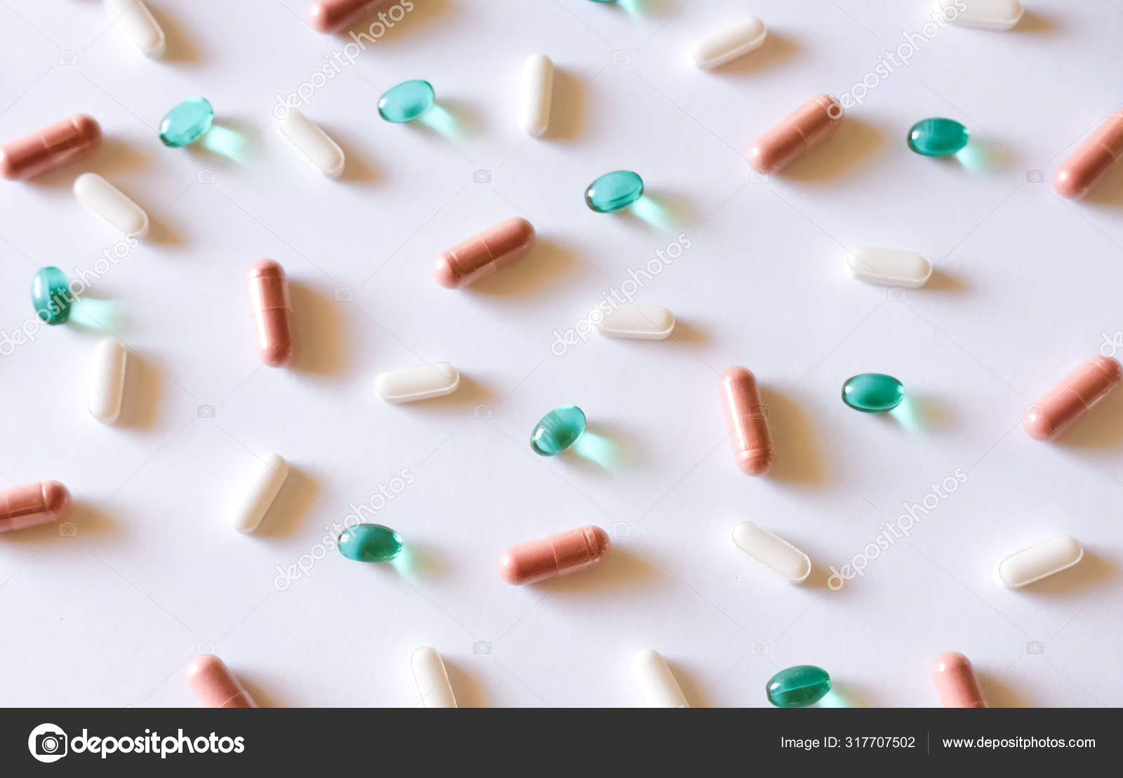 Pills pattern background. Stock Photo by ©AllaMachutt 317707502