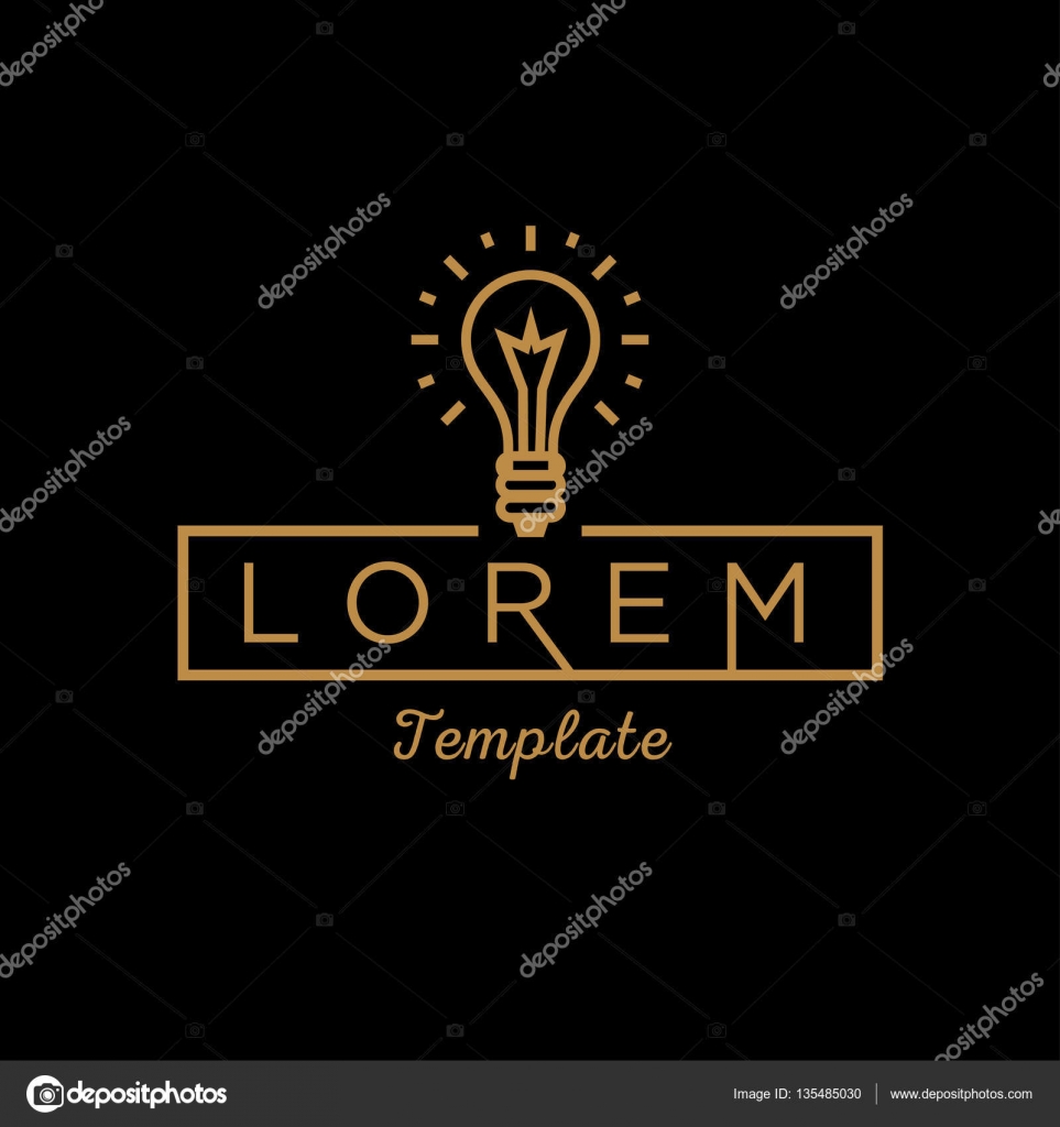 Light bulb modern style logo Stock Vector Image by ©kursatunsal #135485030