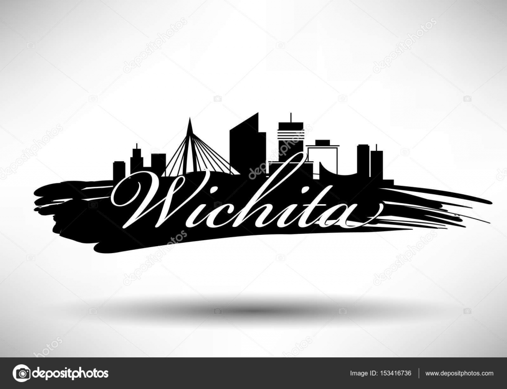 Wichita City Skyline Stock Vector by ©kursatunsal 153416736
