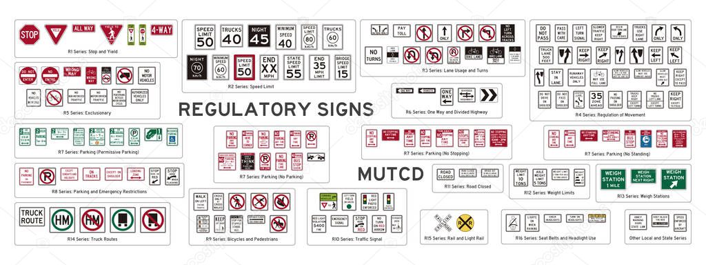 Regulatory signs Vector Art Stock Images | Depositphotos