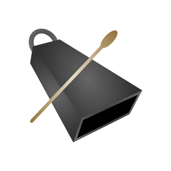 ᐈ Cowbell cartoon stock icon, Royalty Free cowbell vectors | download ...