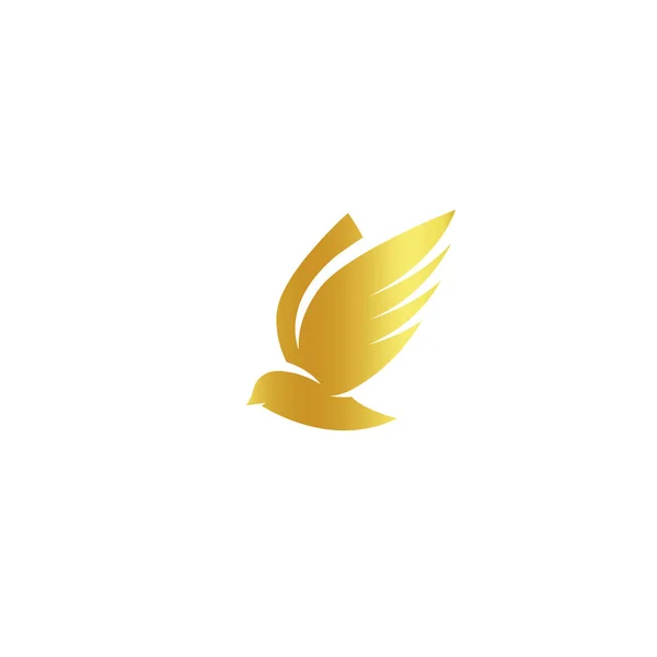 Isolated golden color angel silhouette logo set, shield with religious ...
