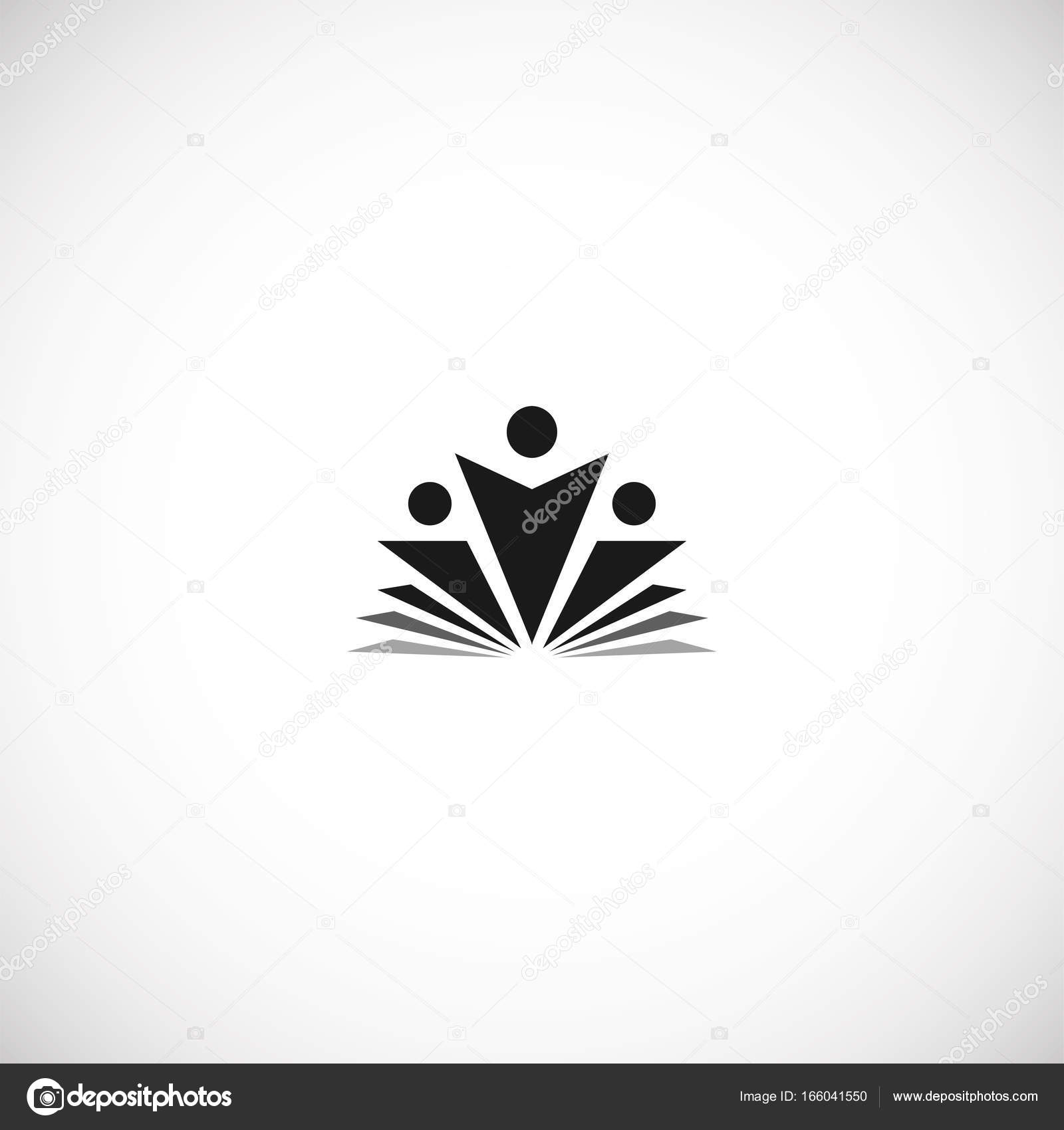 Isolated abstract black color education and learn logo, university and ...