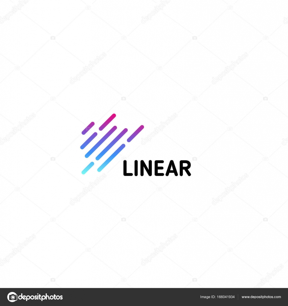 Diagonal strips. Isolated dotted line art logo template. Abstract ...
