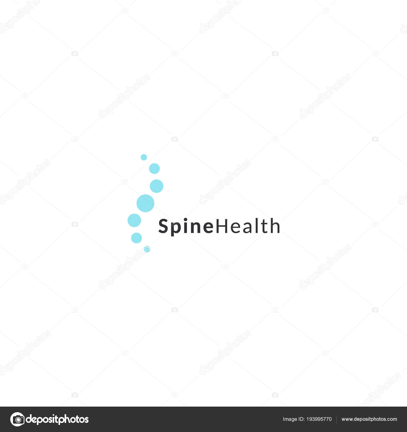 Spine logo restoration. Healthy back abstrack symbol. Backbone MRI icon ...