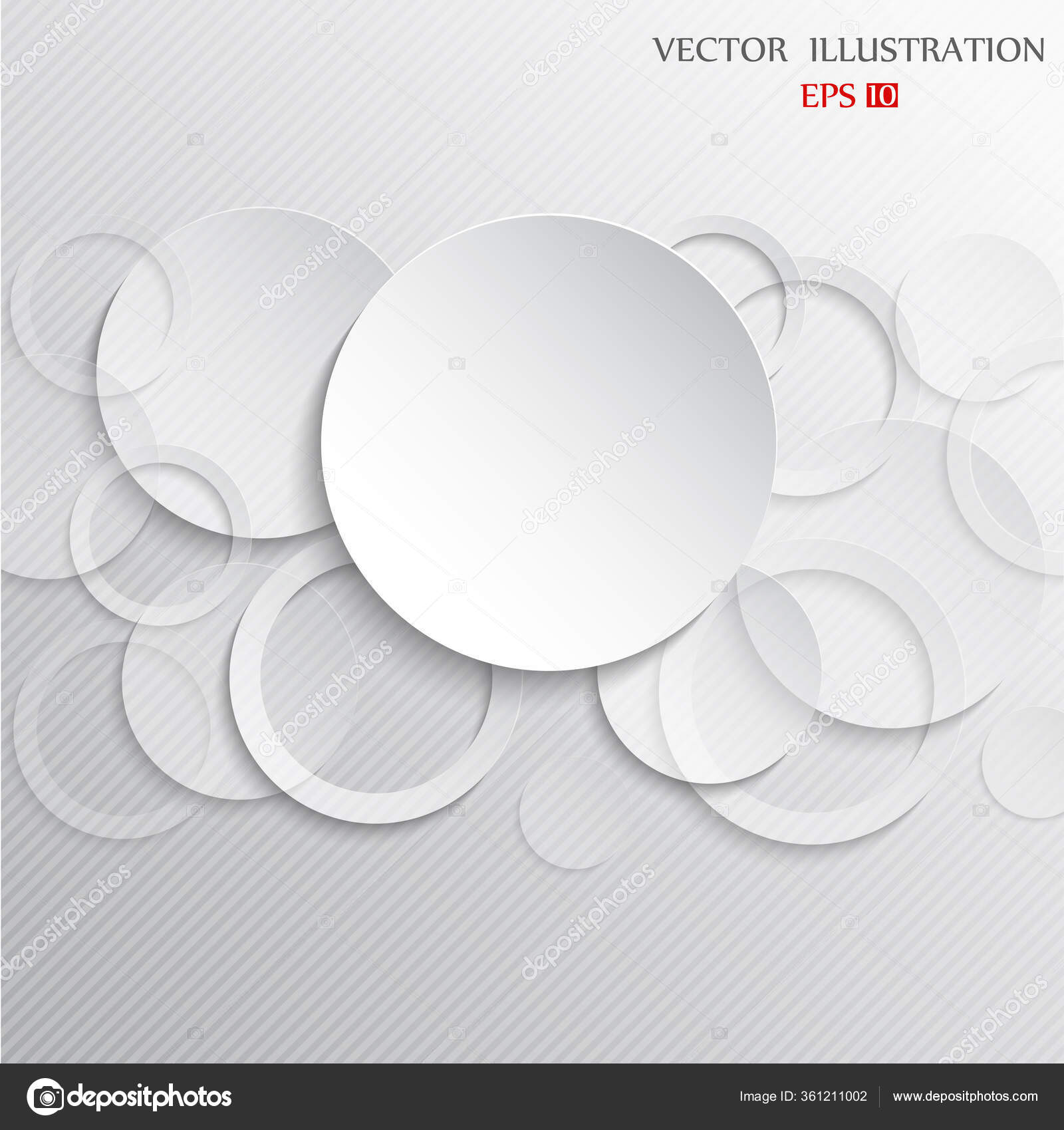 Abstract White Paper Circles Light Background Illustration Stock Vector ... Abstract White Paper Circles Light Background Illustration Stock Vector ...