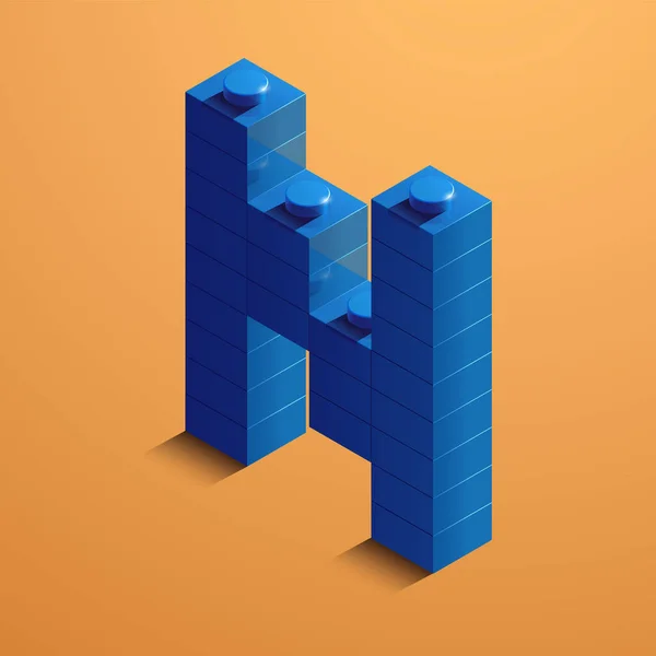 3d isometric letter K of the alphabet from lego bricks. 3d isometric ...