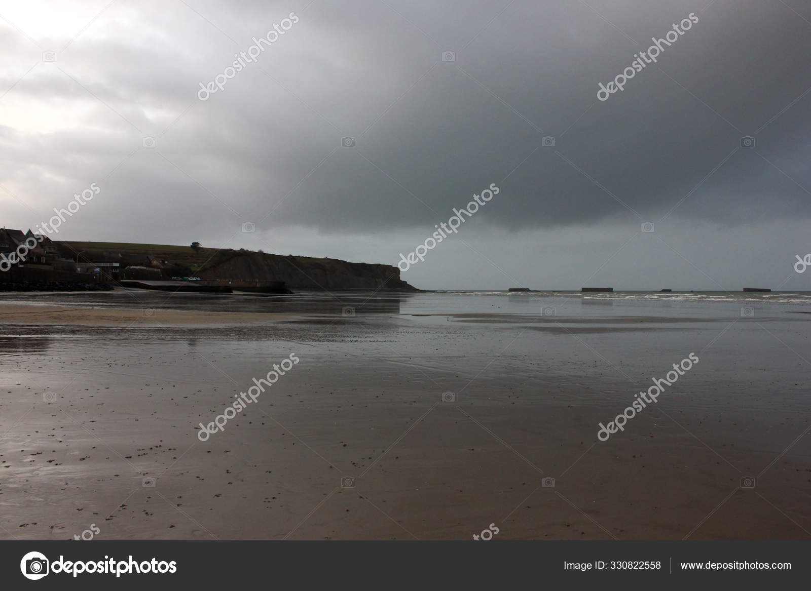 Normandy Landing Beaches — Stock Photo © glashaut #330822558