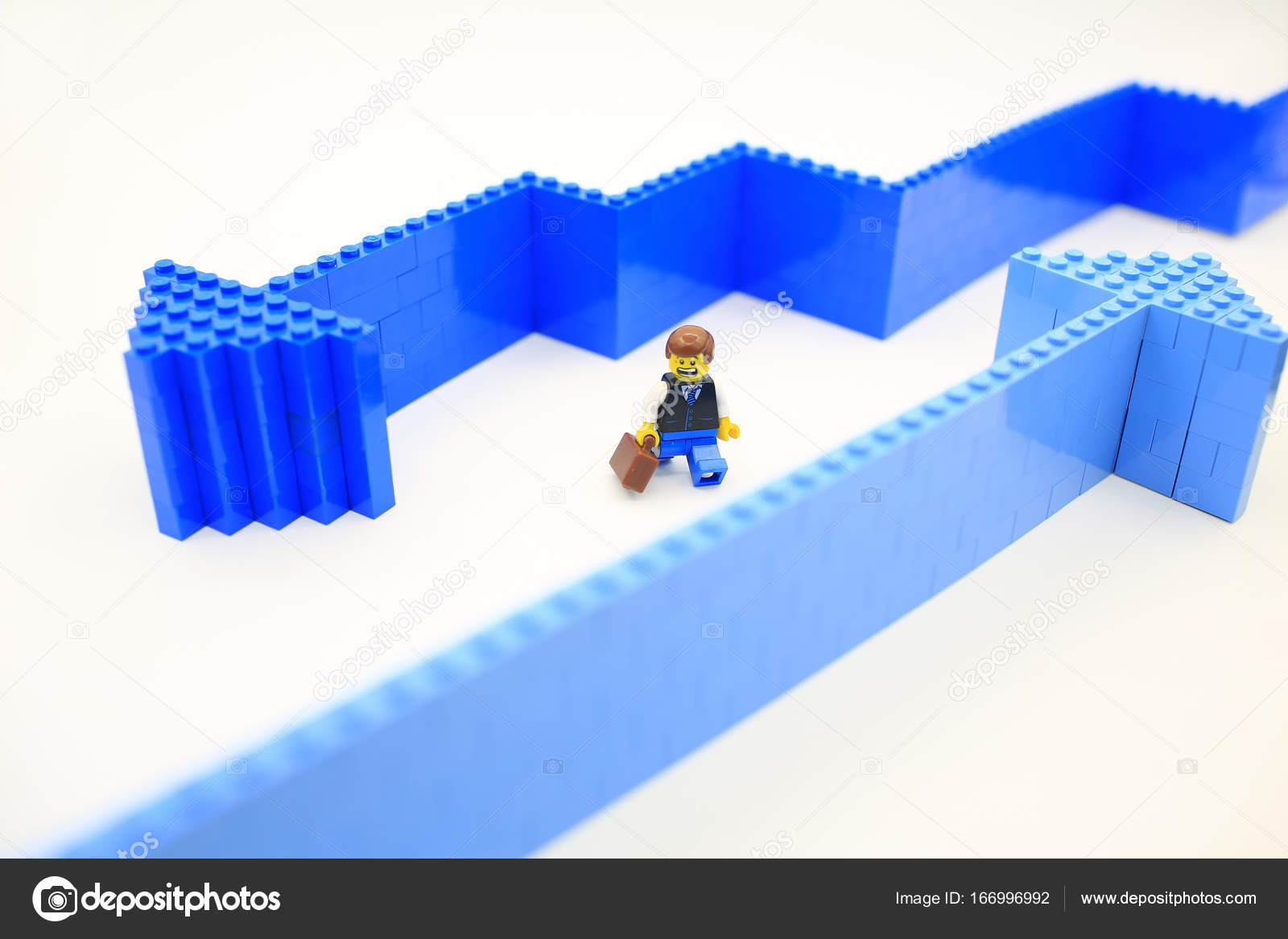 Lego brick and minifigure – Stock Editorial Photo © lewistse #166996992
