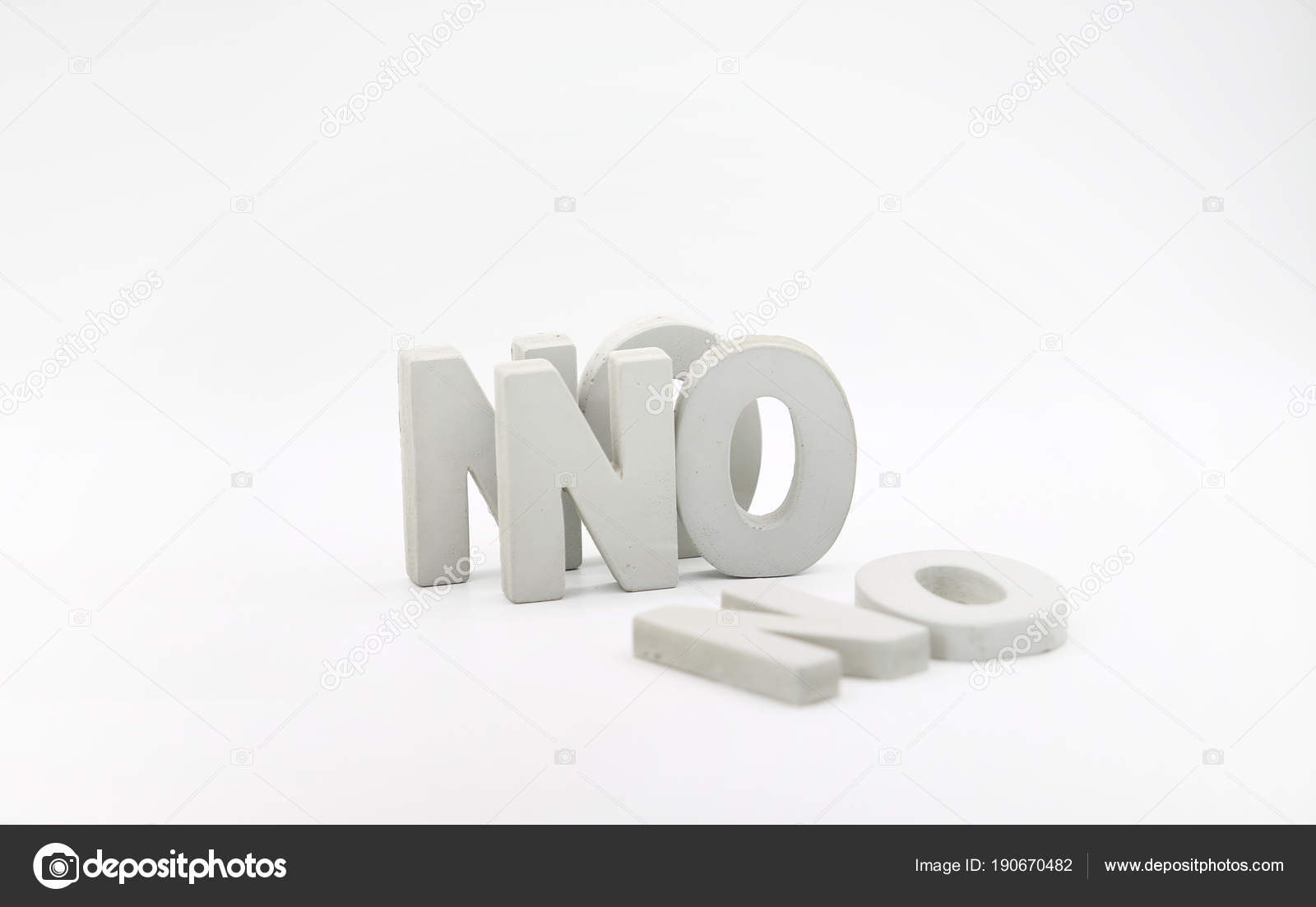 Say Block White Background Stock Photo by ©lewistse 190670482