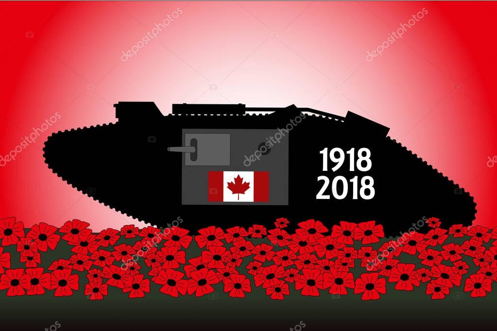 tanque canadiense, conmemoraci n del centenario de la gran guerra 2024