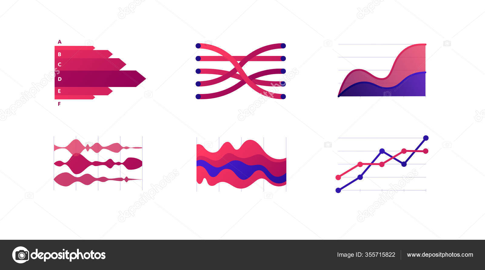 Infographic And Diagram Design Elements Vector Set
