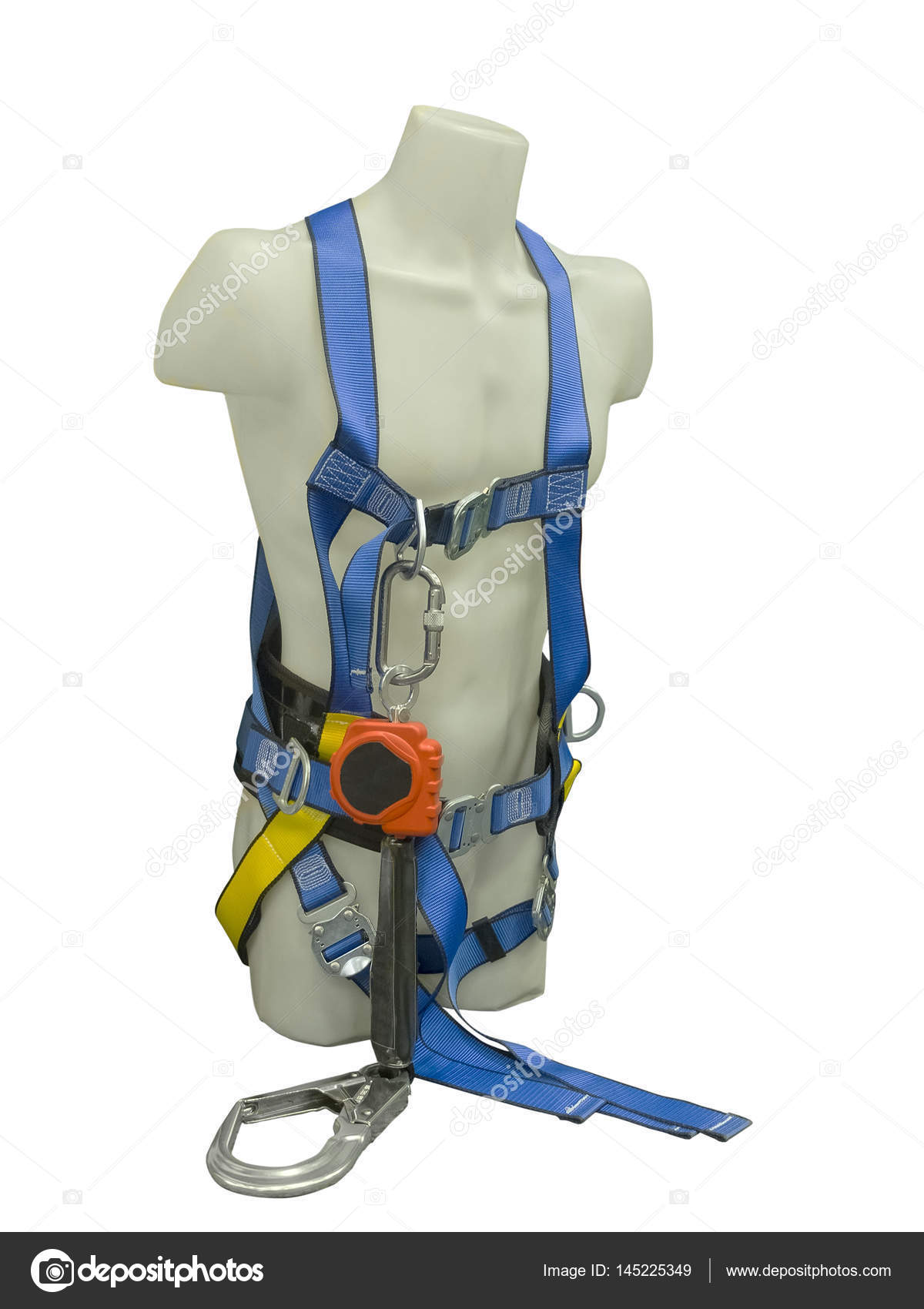 Mannequin in safety harness equipment Stock Photo by ©modustollens ...