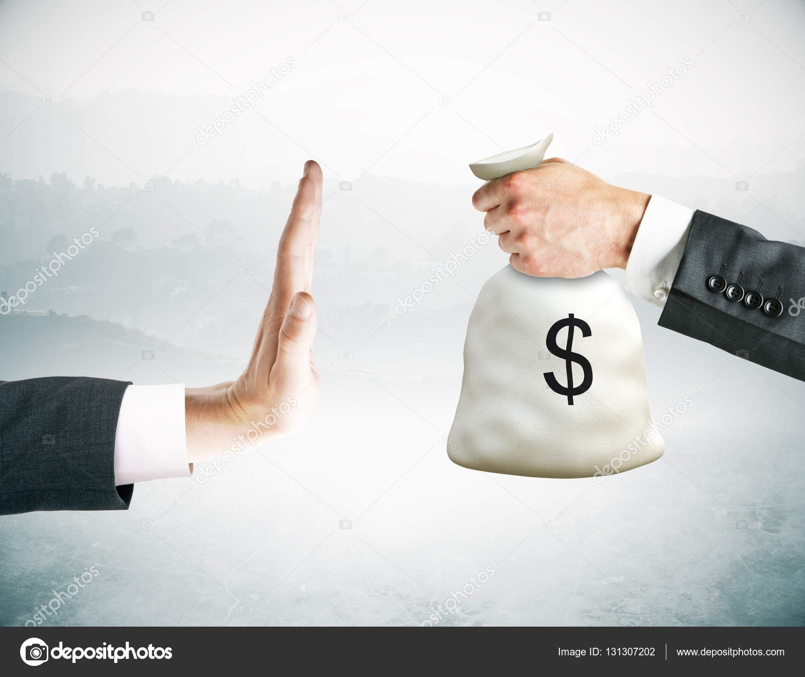 Stop corruption concept — Stock Photo © peshkov #131307202