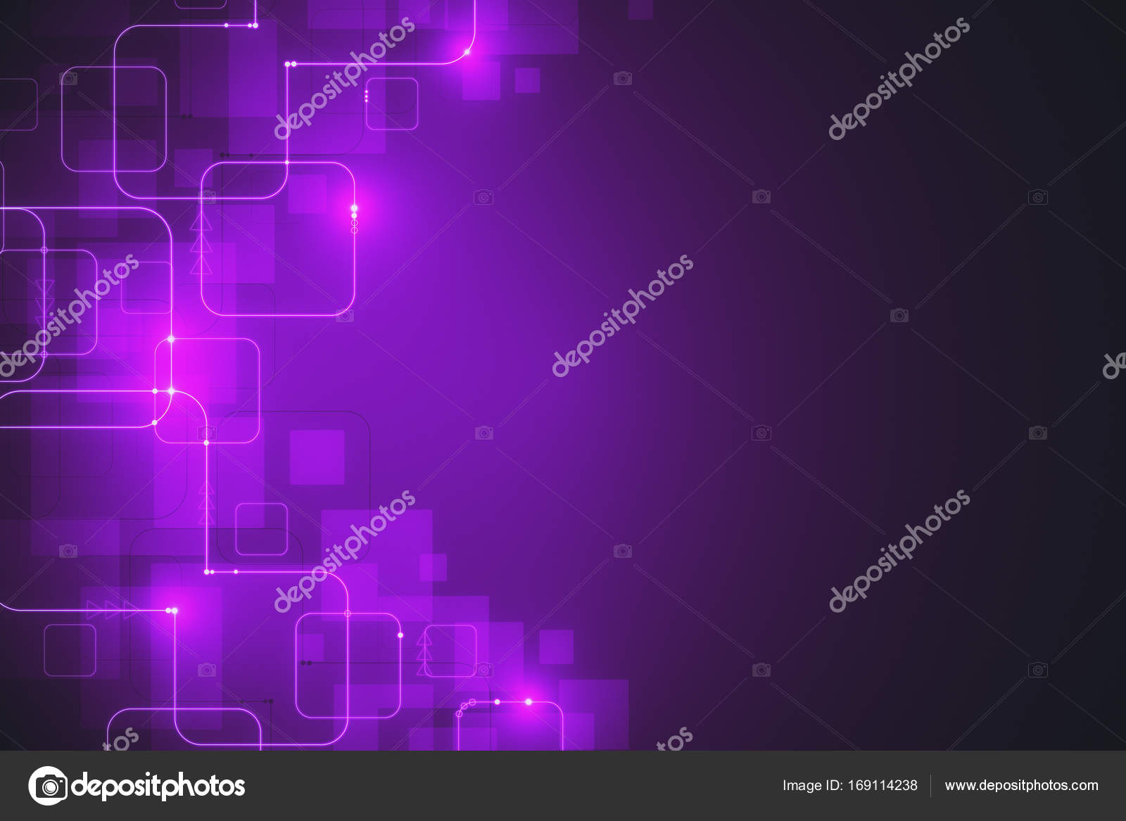 Purple circuit background — Stock Photo © peshkov #169114238