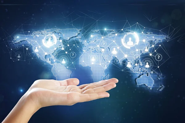 Hand holding map - Stock Image - Everypixel