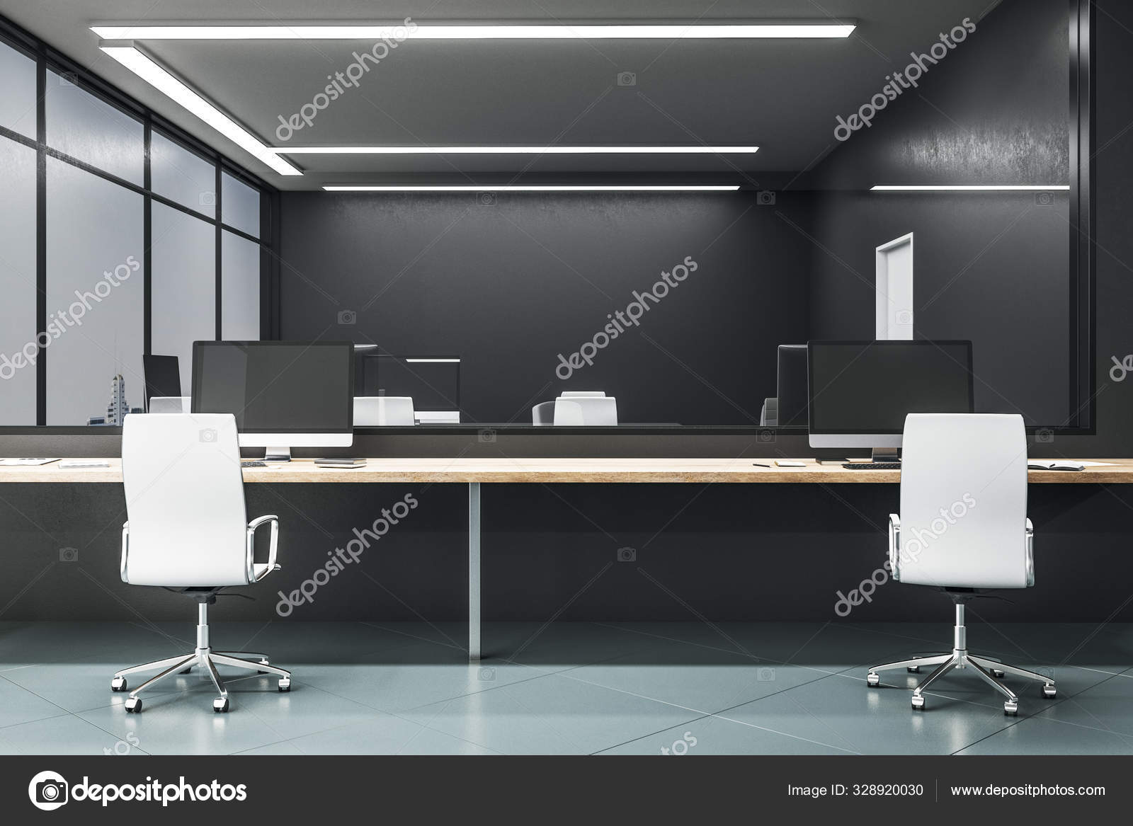 Stylish designer desktop Stock Photo by ©peshkov 328920030