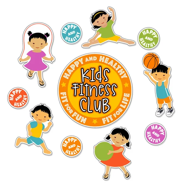100,000 Fitness kids Vector Images | Depositphotos