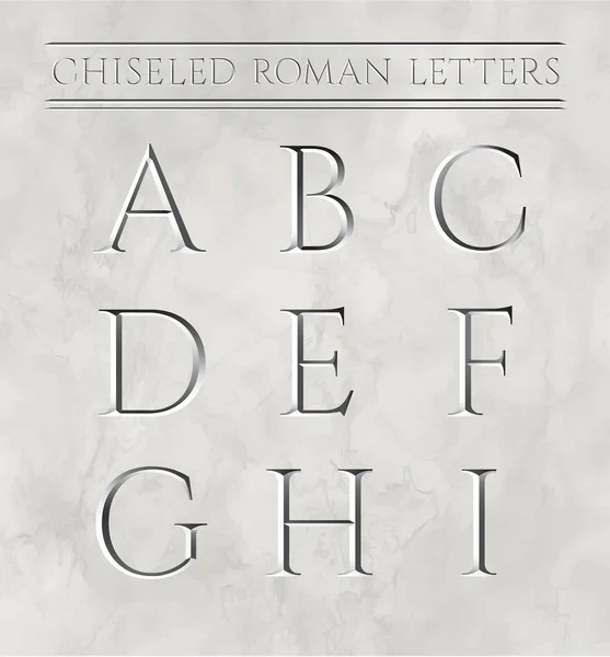 Ancient Roman Alphabet A Z