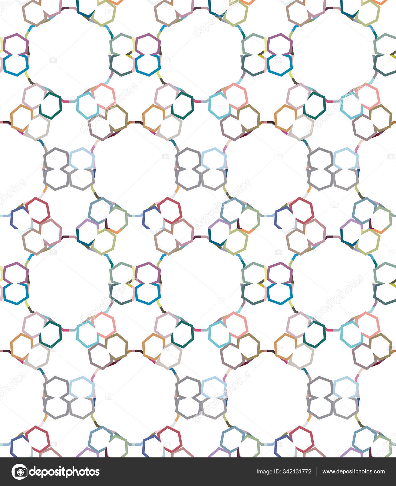 Vector Seamless Pattern Abstract Wallpaper Texture Stock Vector by ...