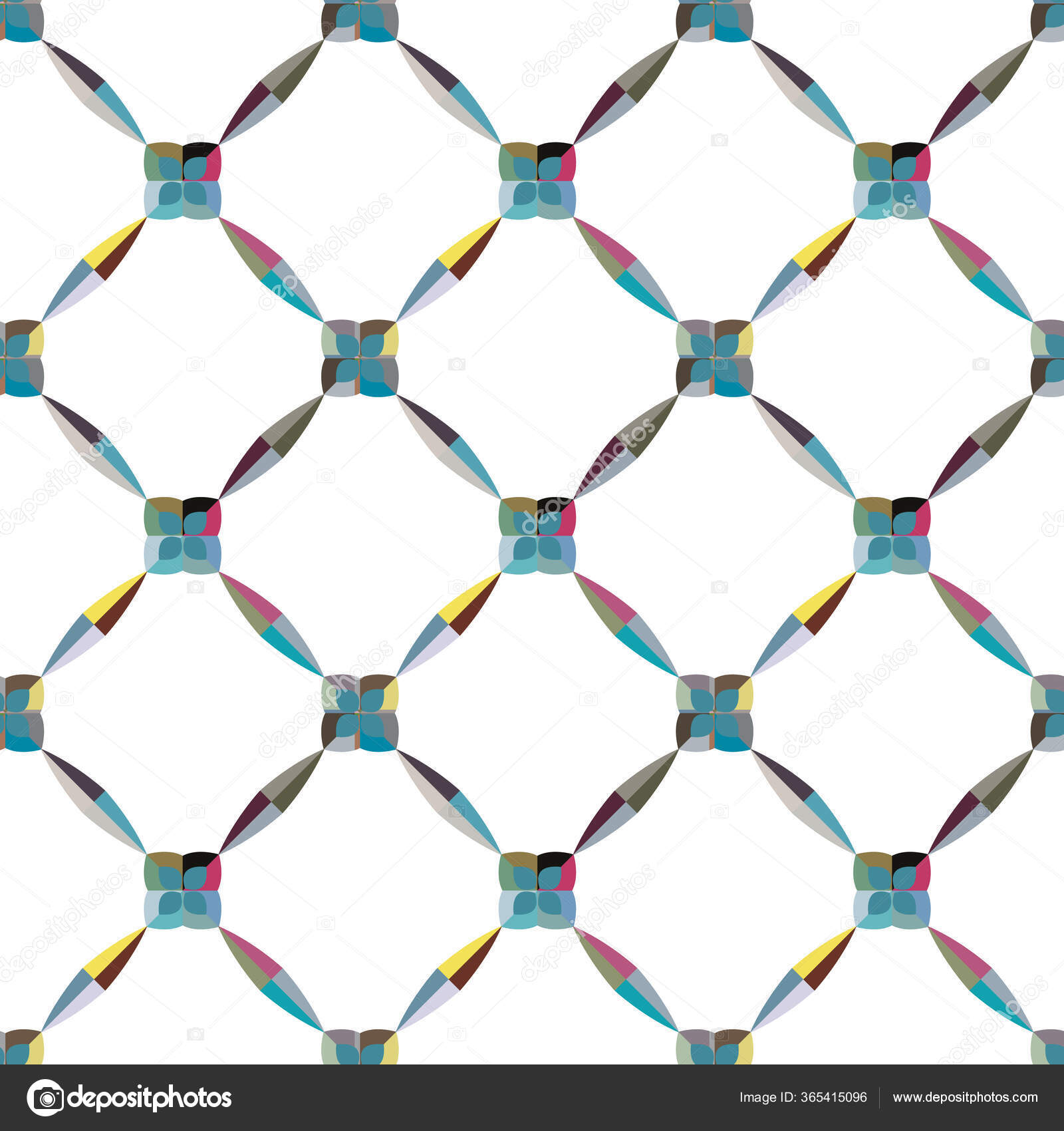 Seamless Graphic Vector Background Copy Space Wallpaper Stock Vector by ...