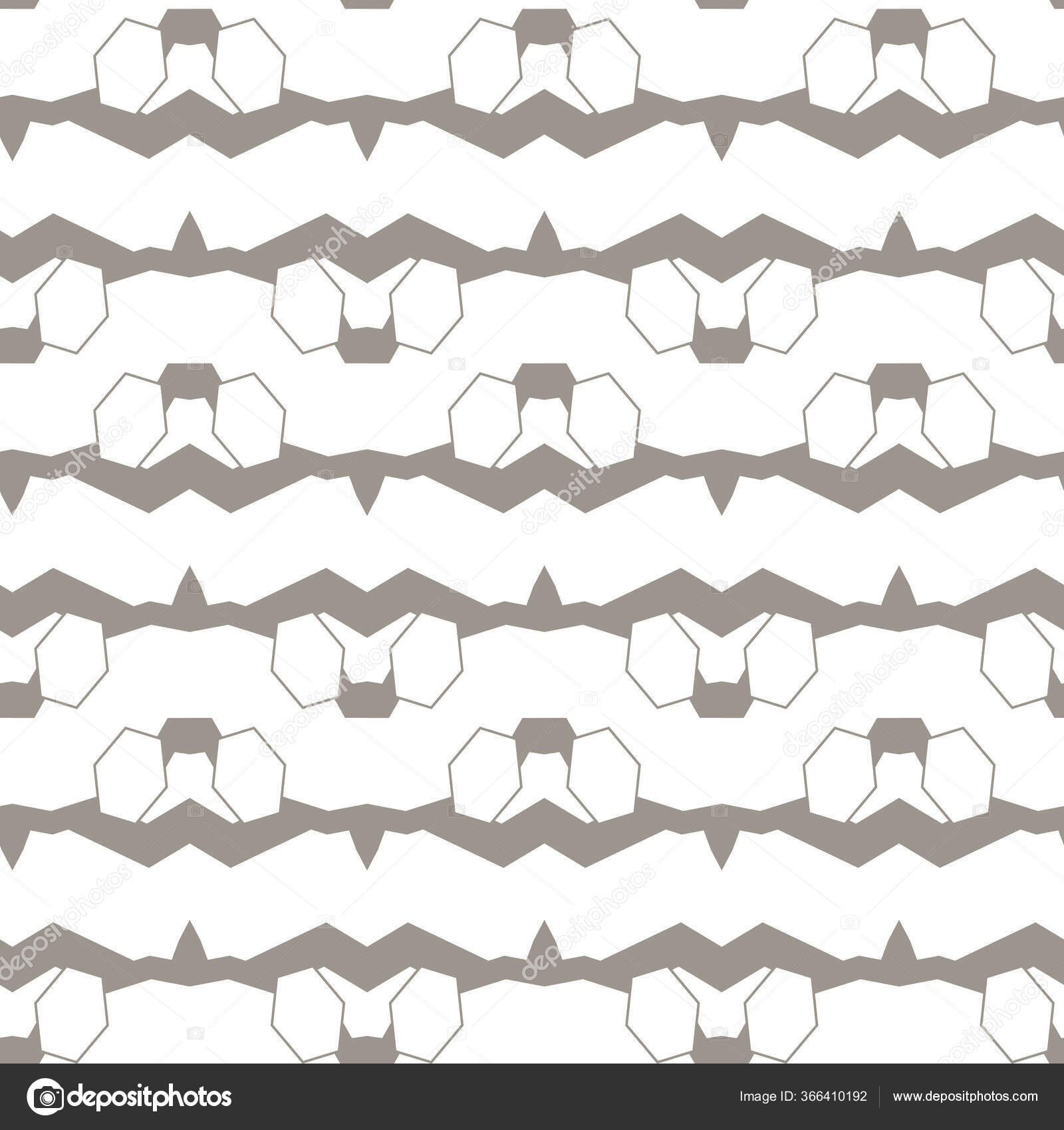 Seamless Pattern Geometric Shapes Vector Illustration Stock Vector by ...