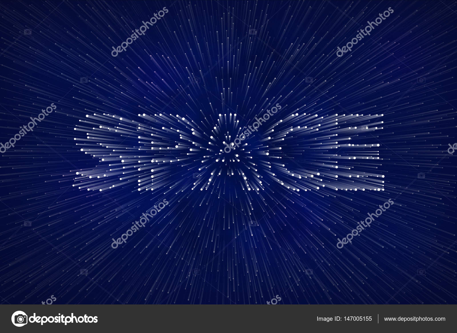Word "space" at background of multitude of stars — Stock Photo ...