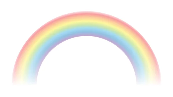 Rainbow Vector Illustration White Background Stock Vector Image by ...