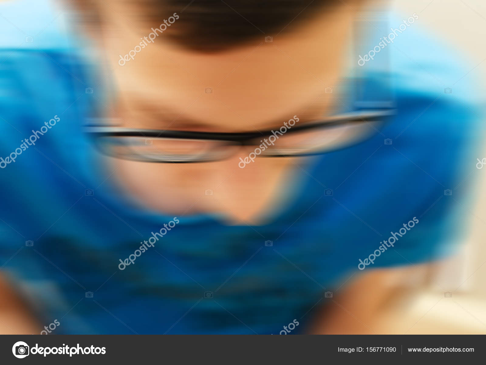 Blurred Man portrait — Stock Photo © jangobeat #156771090