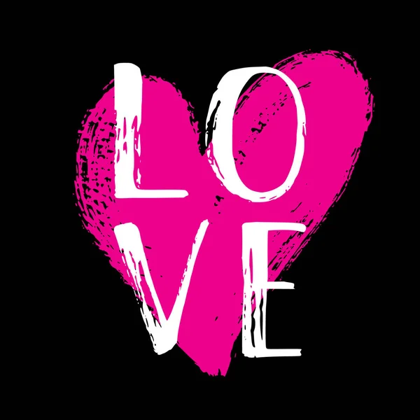 Hand written word Love. Stock Vector by ©barkarola 152245940